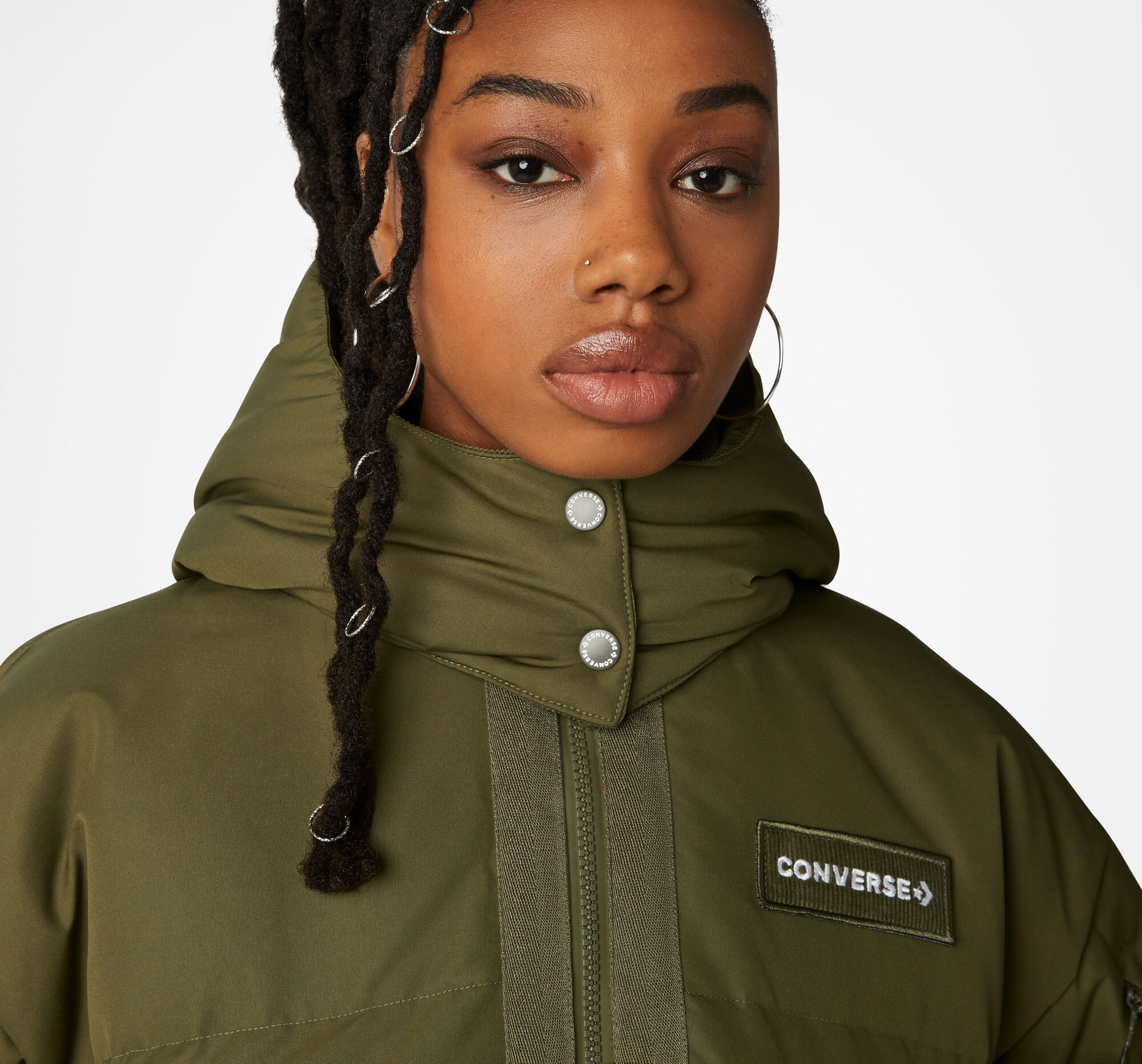 Counter Climate Long Down Jacket Womens . Converse.com