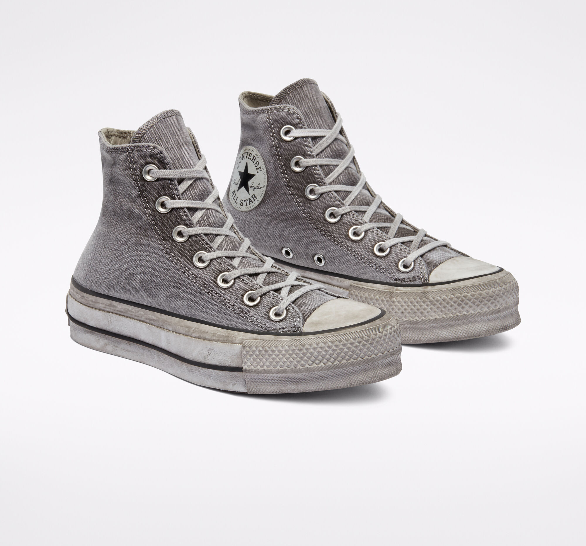 Chuck Taylor All Star Lift Platform Smoked Canvas Unisex High-Top Shoe ...