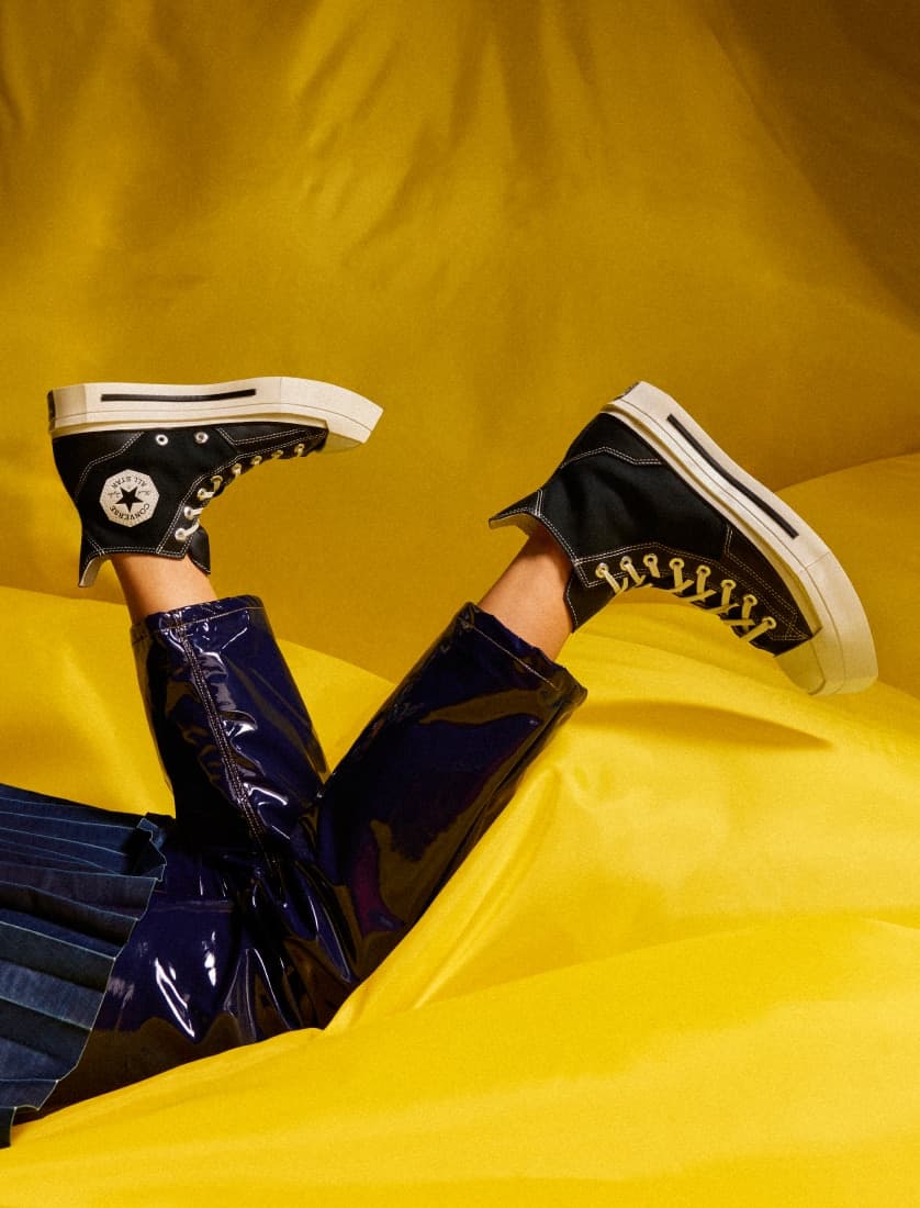 Chuck 70 De Luxe Squared Unisex High Top Shoe. Converse.com