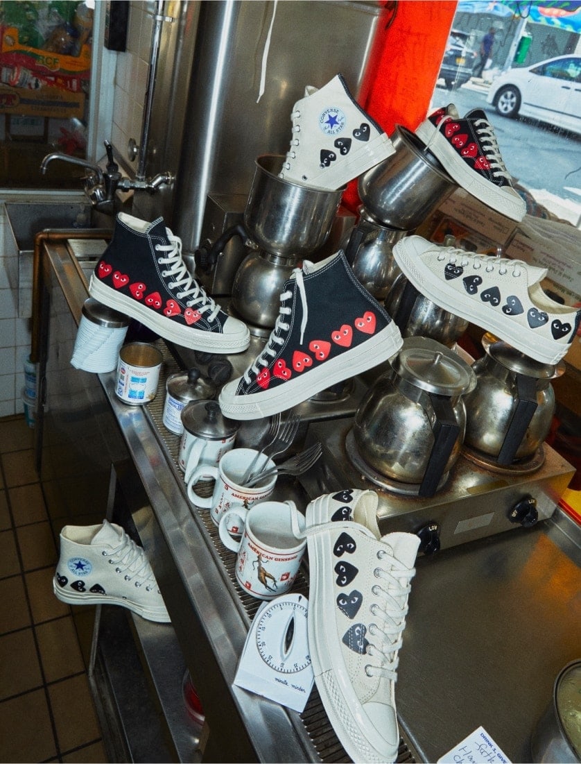Converse x PLAY Comme des Garçons Chuck 70 Multi Heart